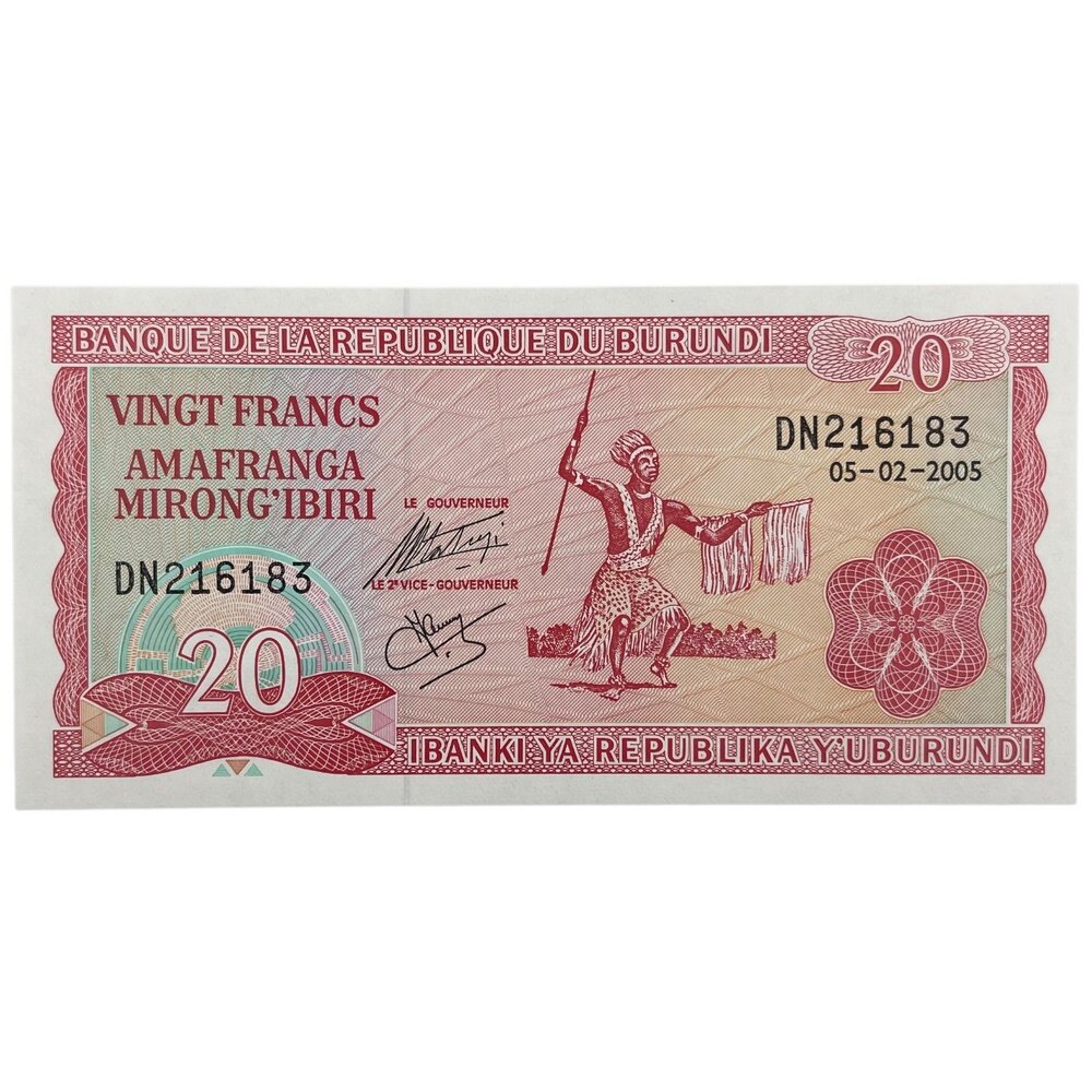 Бурунди 20 франков 2005 г. (Серия DN)