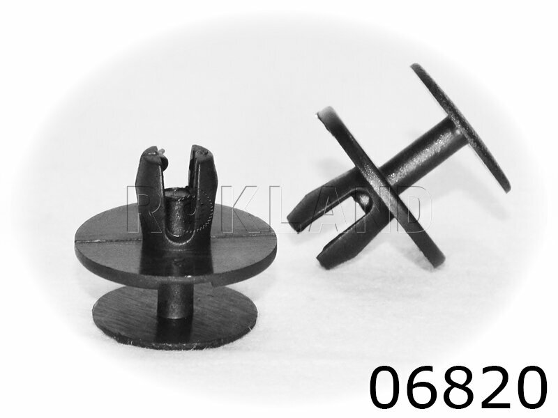 10шт - 06820 клипса автомобильная BMW ROKLAND