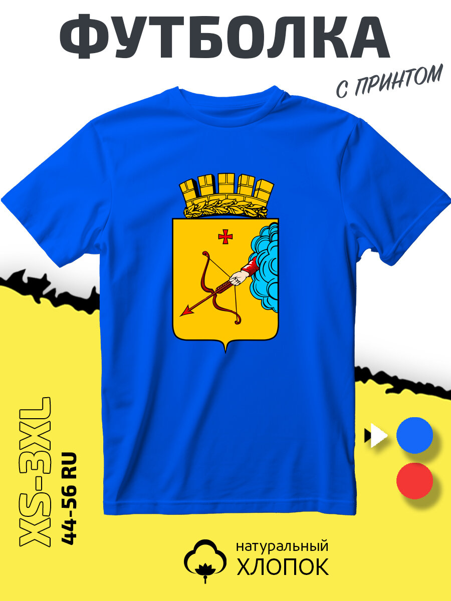 Футболка с принтом герб города Киров