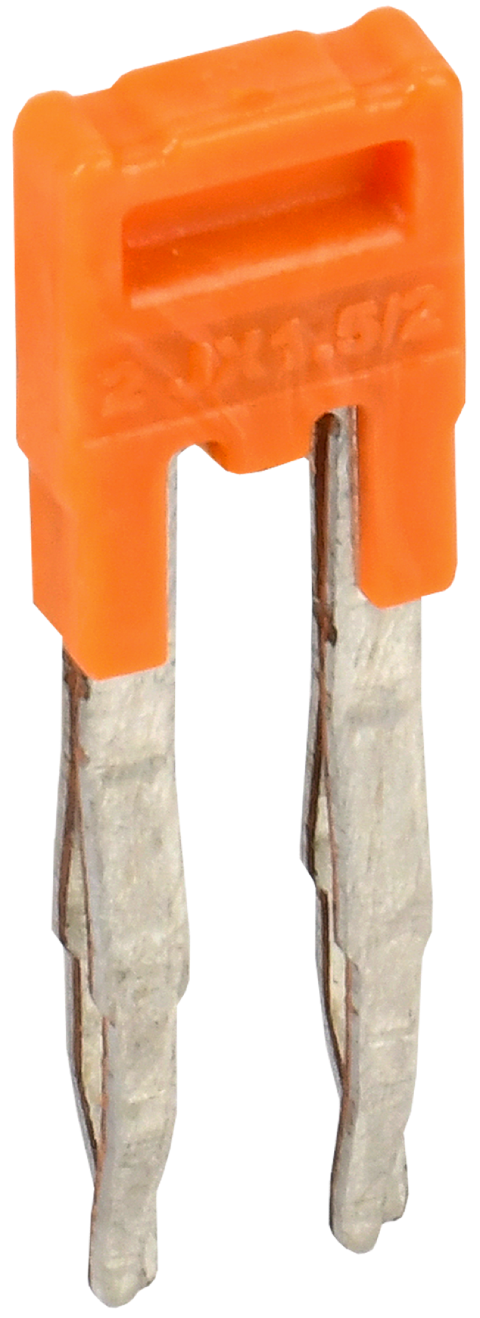 Перемычка для клеммной колодки IEK / ИЭК гребенчатая для CP 1.5мм2, оранжевый, 2 зажима, 2PIN 15А 800В / электрика