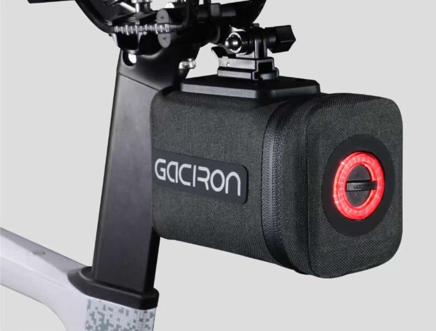 Подседельная сумка для велосипеда GACIRON Bird Nest-100 с интегрированным SMART фонариком. Объём: 0.8 литра