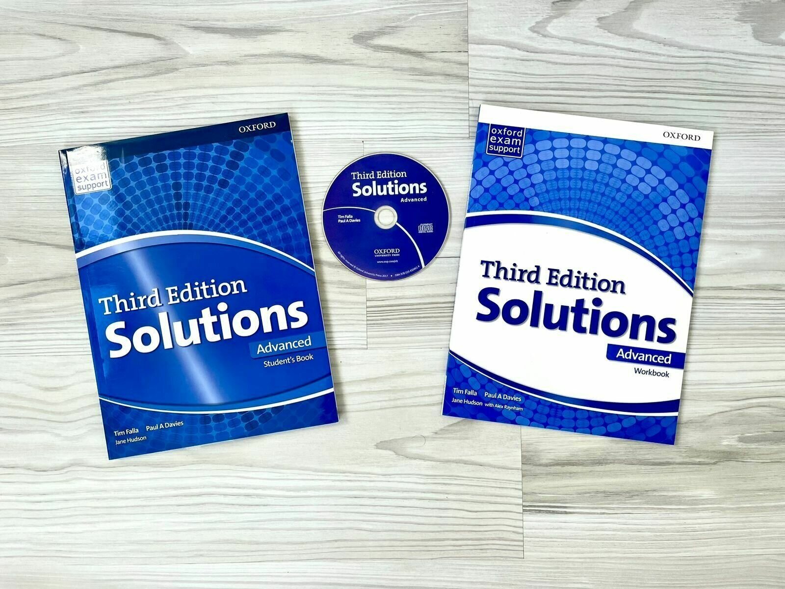 Комплект Oxford University Press "Solutions Advanced" 3rd Edition, учебник+рабочая тетрадь+диск