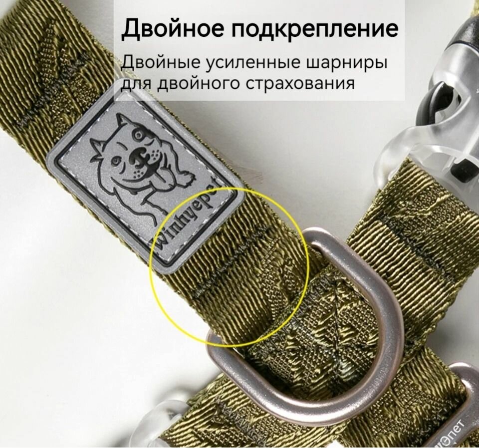 Шлейка для собак, регулируемый жилет, тройной противопобег, прогулки, для маленьких, средних и больших собак