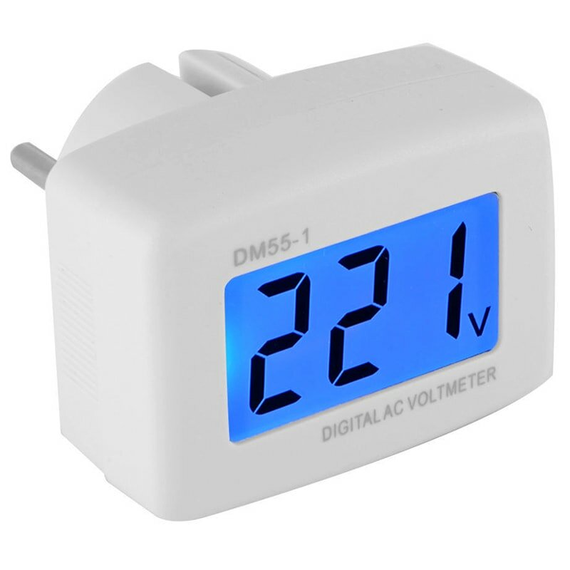 Вольтметр цифровой розеточный Dm55-1