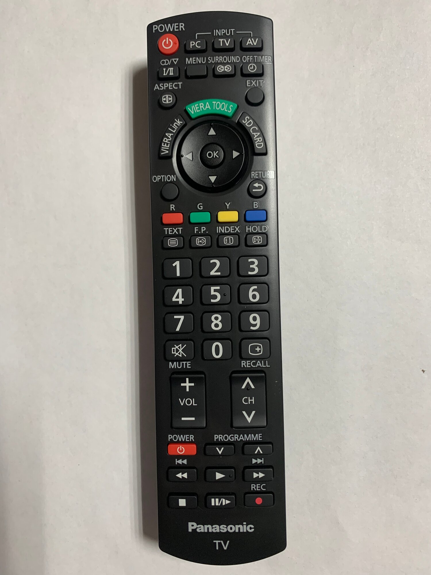 Пульт Panasonic N2QAYB000370, оригинальный, для телевизоров и другой техники