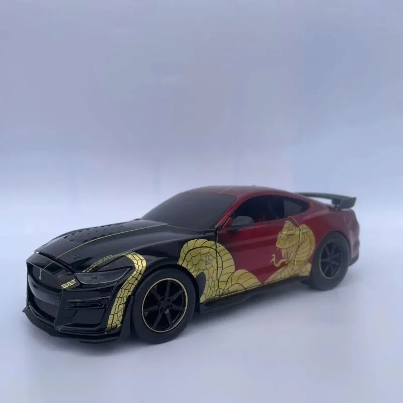Jada 1:24 Ford Mustang Shelby GT500, Коллекционная модель машины для взрослых, Игрушечный автомобиль с звуковыми и световыми эффектами для детей