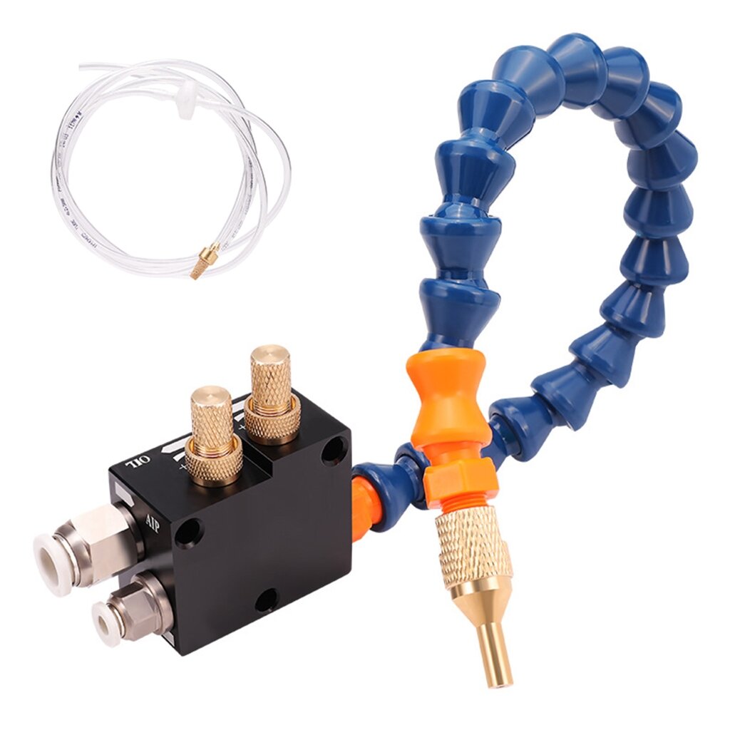 Система распыления смазочно-охлаждающей жидкости для металлообработки, гравировки и охлаждения на токарных, фрезерных станках и сверлильных машинах