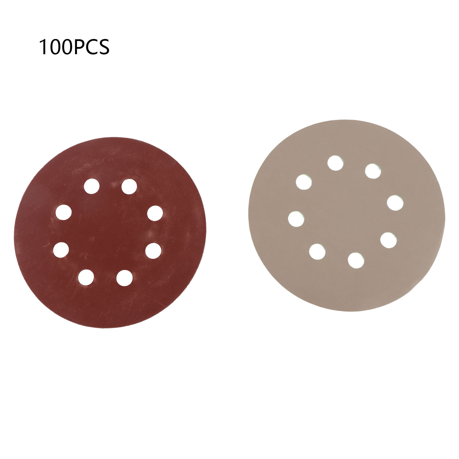 100 шт. 5 дюймов круглого шлифовального диска включает 80 180 240 320 400 800 1000 1500 2000 3000 Грит Круглая наждачная бумага для кожаной стены