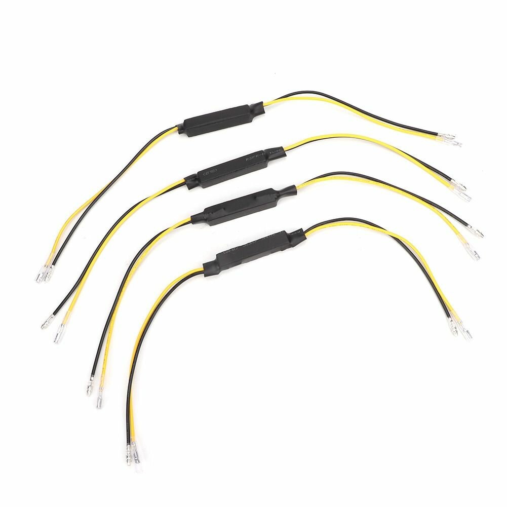 4 шт. светодиодный индикатор сигнала поворота 12V-24V, 20 Вт, светодиодный декодер.