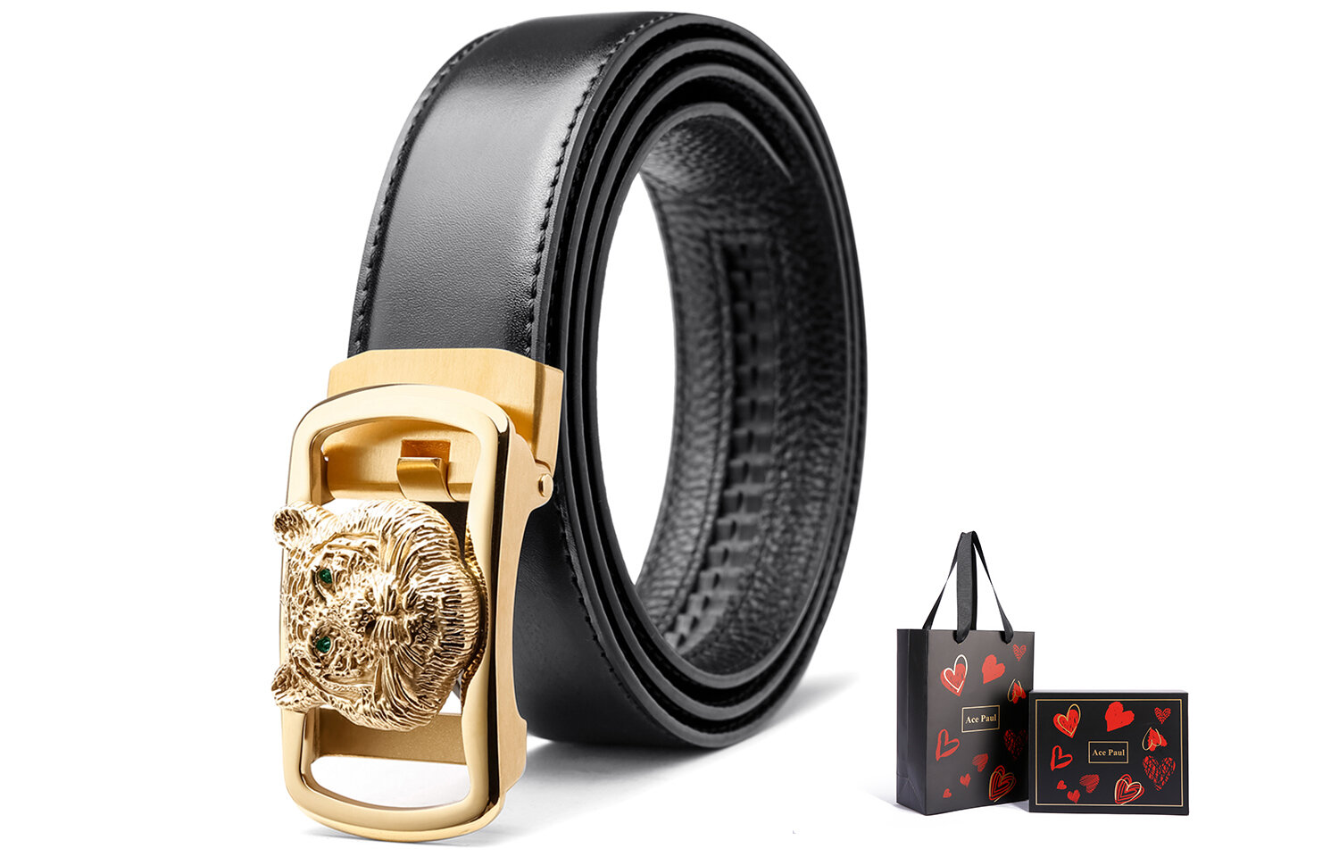Ace Paul Leather Belts Men's 110cm