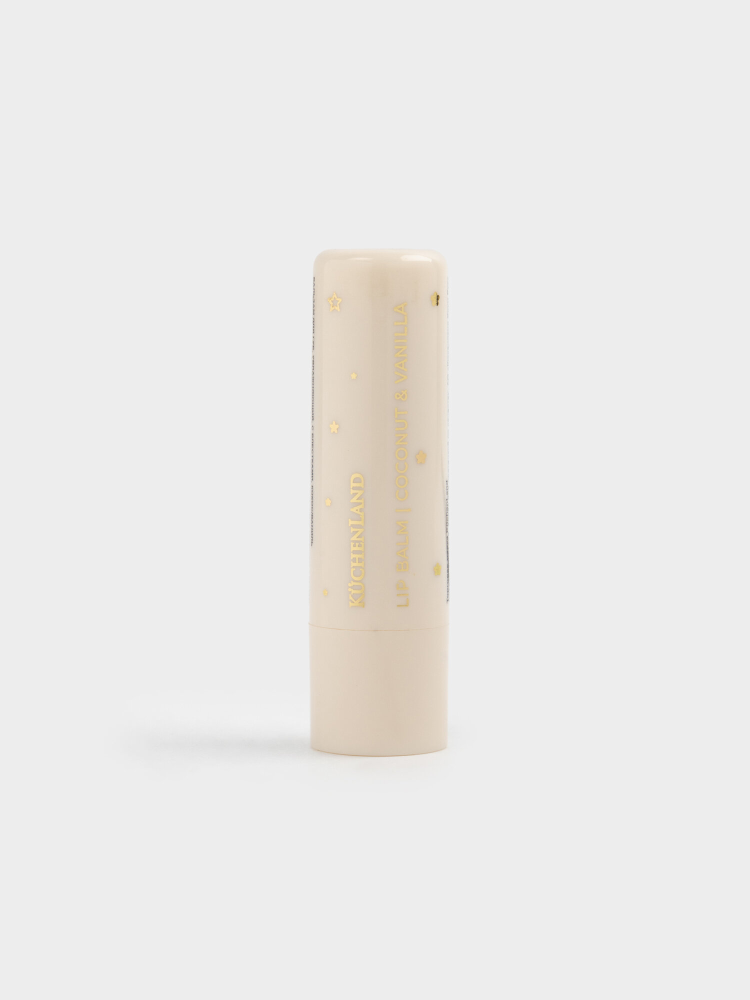 Бальзам для губ, 4,4 гр, увлажняющий, с блестками, Кокос/Ваниль, Therapy winter, Kuchenland