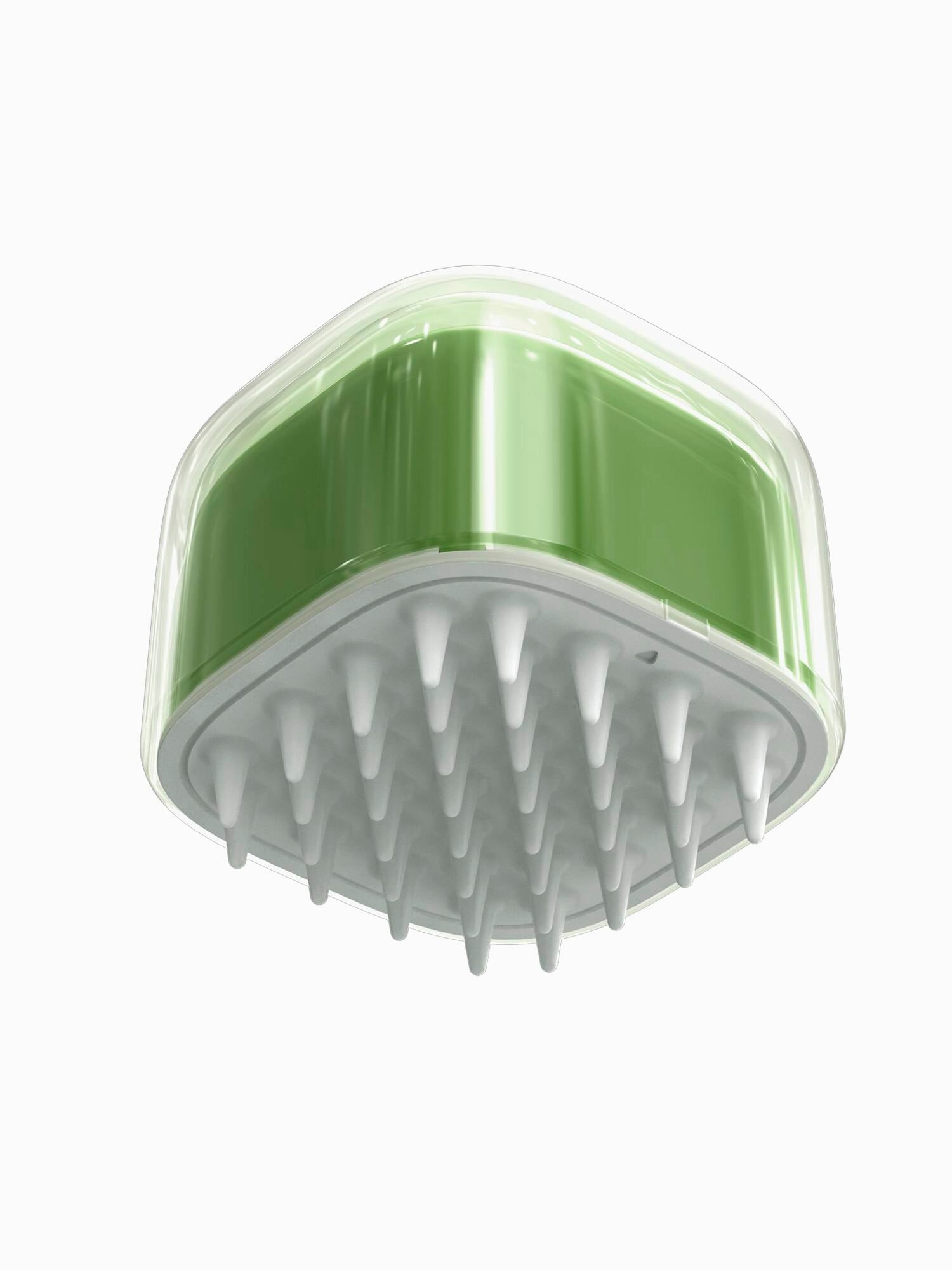 Расческа для животных Cheerble массажная с силиконовыми зубцами для груминга и ухода для длинношерстных и короткошерстных кошек и собак крупных и мелких пород / чесалка против линьки