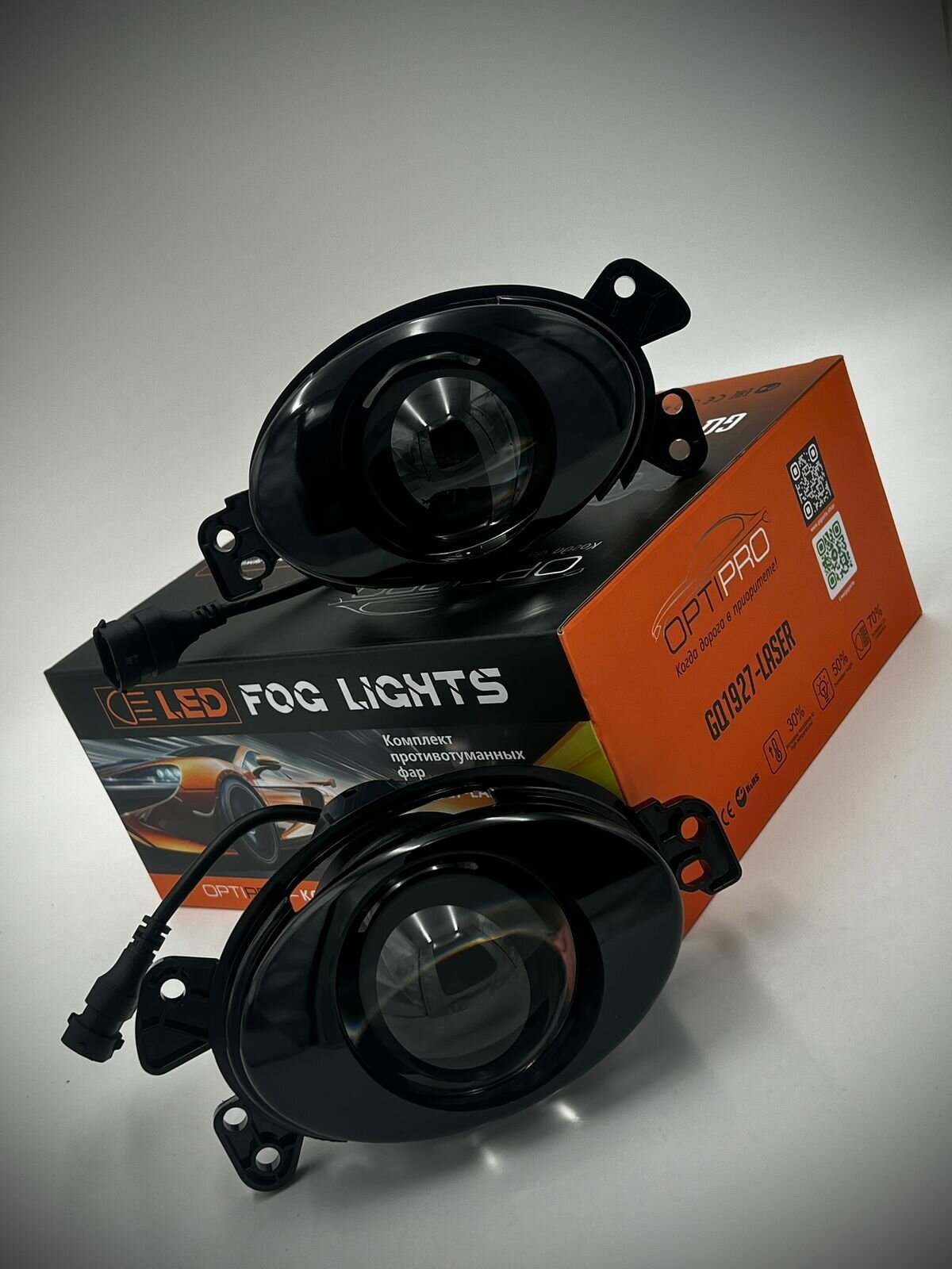 Led противотуманные фары для Mercedes GL X164 (2006-2012) / светодиодные ПТФ на Мерседес