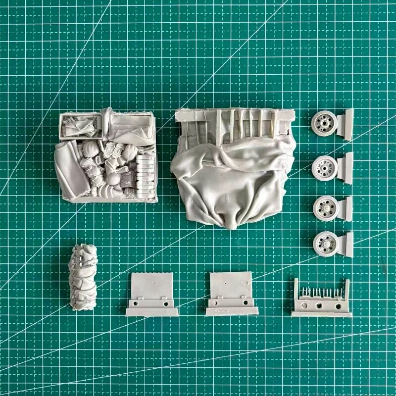 Масштаб 1/35, литая под давлением модель из смолы, собранный комплект, набор аксессуаров Stug III C/D (без танка), в разобранном виде и неокрашенная