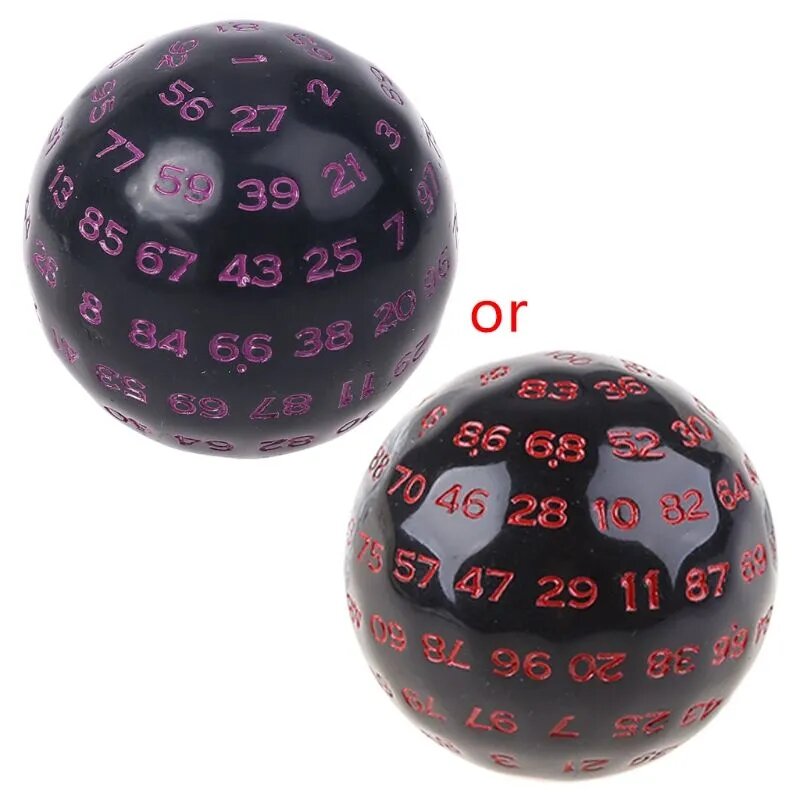 100-гранный многогранный кубик D100