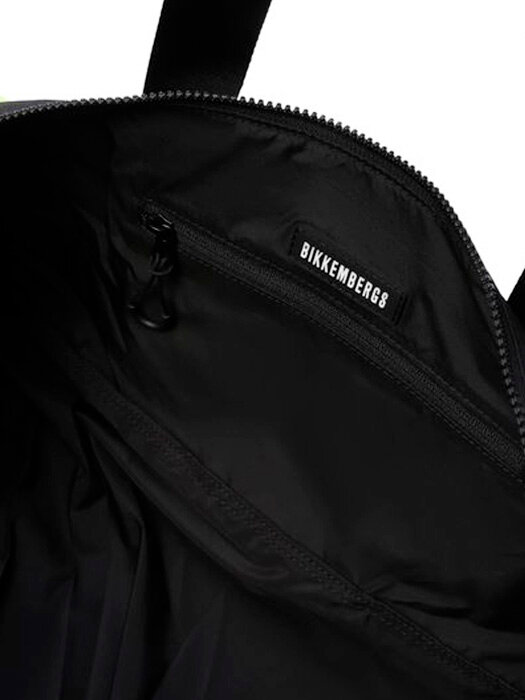 Сумка торба BIKKEMBERGS, фактура гладкая, черный — фото 1