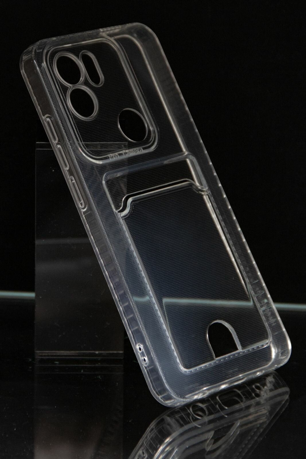 Чехол для карты на Xiaomi Redmi A1+ (a1plus) & Redmi A2+ (a2plus) & Poco C51 / чехол на редми а1+ (а1 плюс) и редми а2+ (а2 плюс) и поко с51 с защитой камеры прозрачный