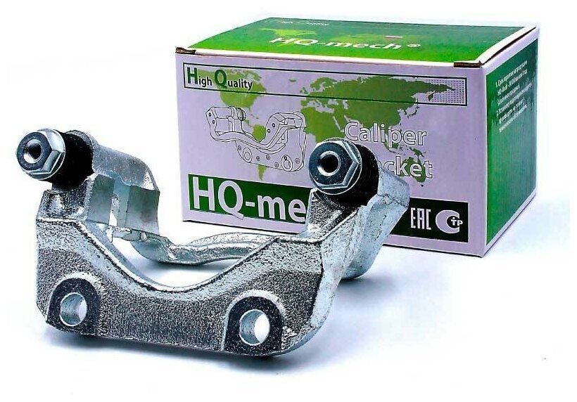 Скоба суппорта HQ14459 передняя лев/прав, 7701059398 (не вентил. диск c ABS) Logan 04-, Sandero 08-, Clio II 98-, III 05-, Twingo I - II