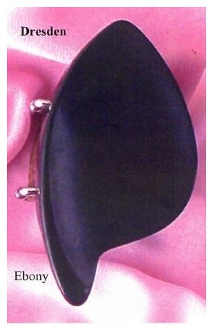 VC11Eu-4/4 Подбородник для скрипки, модель Dresden. Форма крепления - U. Материал - черное дер. WBO