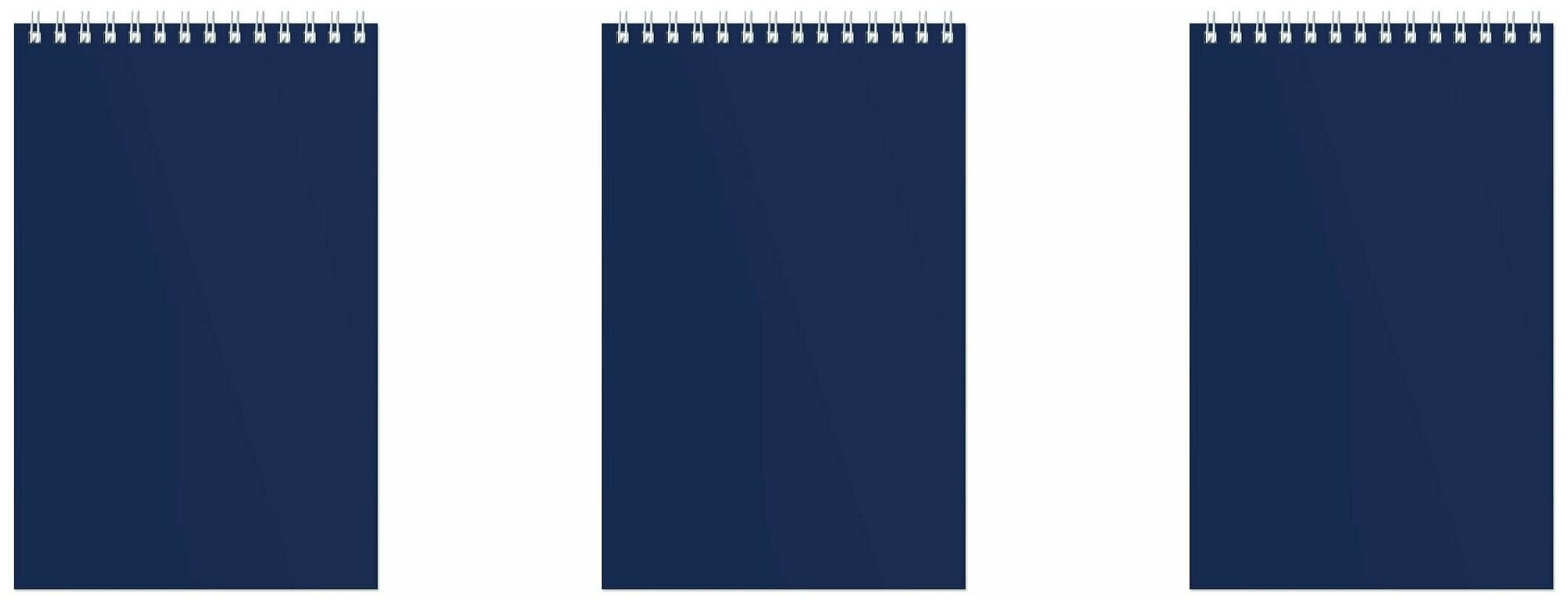 Альт Блокнот А5, в клетку, синий, 60 л, 3 шт