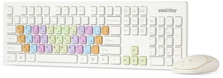 SMARTBUY (SBC-218346AG-W) цветные клавиши