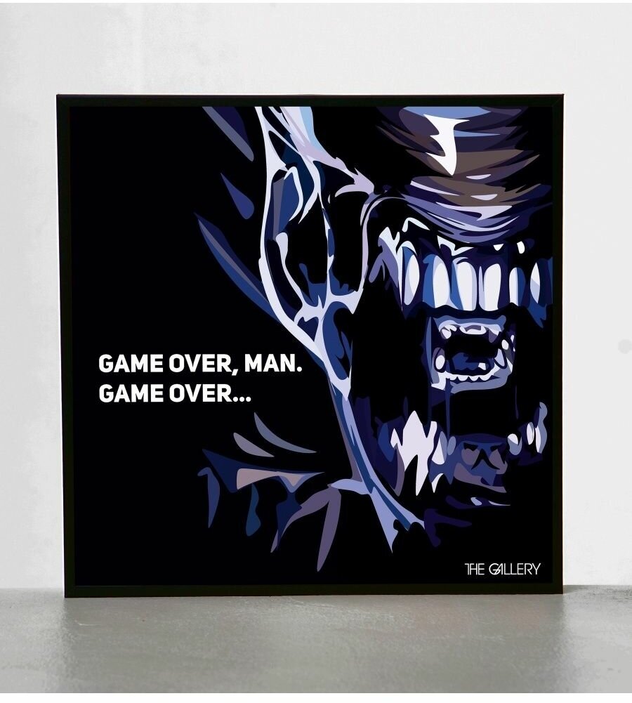 Картина постер Поп-арт Чужой 50х50 см