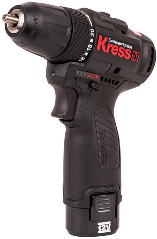 Шуруповерт аккумуляторный KRESS KU202.1