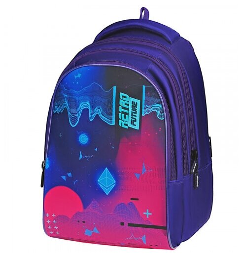 Рюкзак Berlingo RU080S08 inStyle Retro Future 3 отделения 1 карман 41х27х20см