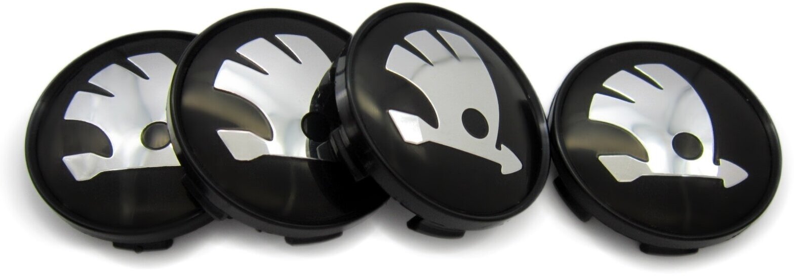 Колпачки, заглушки на литые диски Replay замена C570 Шкода 59/56/10 мм, комплект 4 шт.