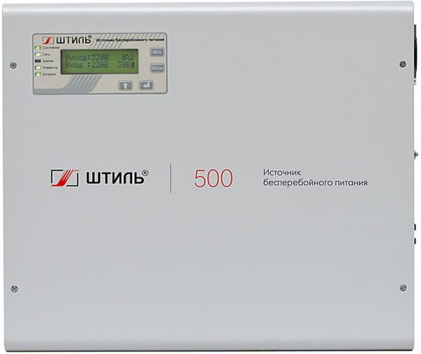 Штиль SW500L ИБП без АБ (Ток заряда - 5А, напряжение АБ - 24В)