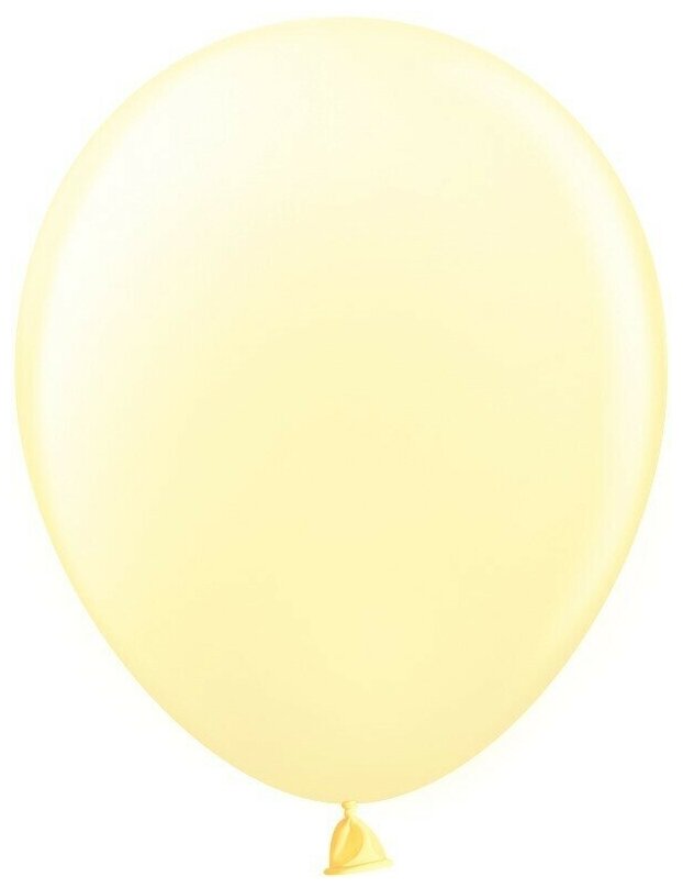 Шары воздушные Шаринг 12'/30 см, Неаполитанский желтый, макарунс, 100 шт