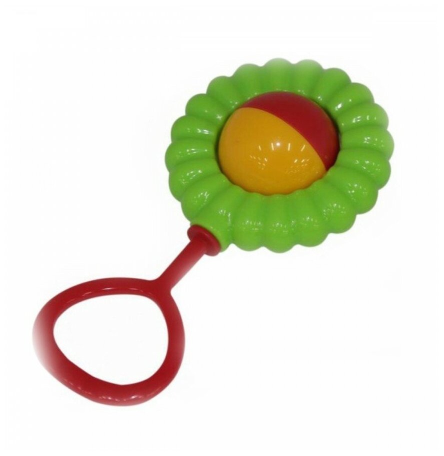 Погремушка "Подсолнух" 16 см Полесье П-45577