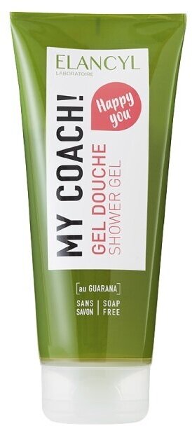 Гель ELANCYL д/душа (без мыла) тонизирующий, 200 мл My Coach!