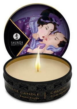 14609 Shunga Massage Candle Exotic Fruits, 30мл. Массажная свеча, экзотические фрукты