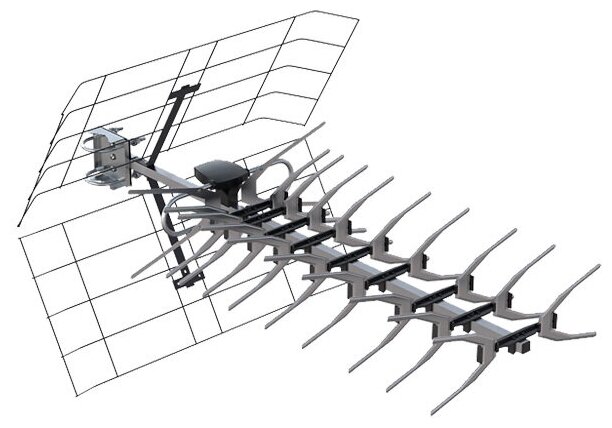 Антенна телевизионная внешняя Рэмо BAS X1142 SHORT-DX