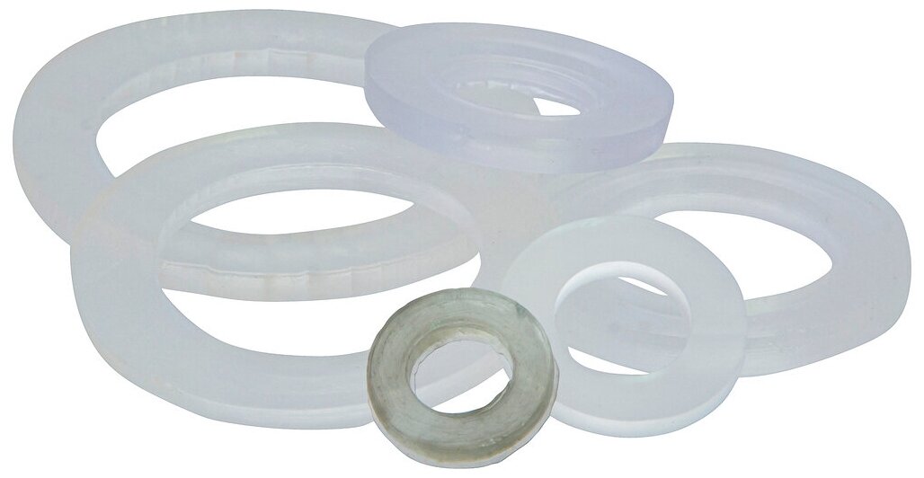 Набор прокладок MasterProf Сантехник №3, силиконовые, 6 штук
