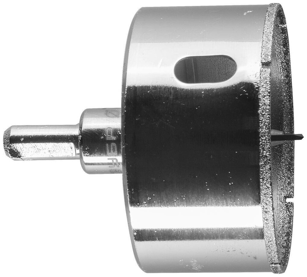 Алмазная коронка ЗУБР 60 мм Р60 по кафелю и стеклу