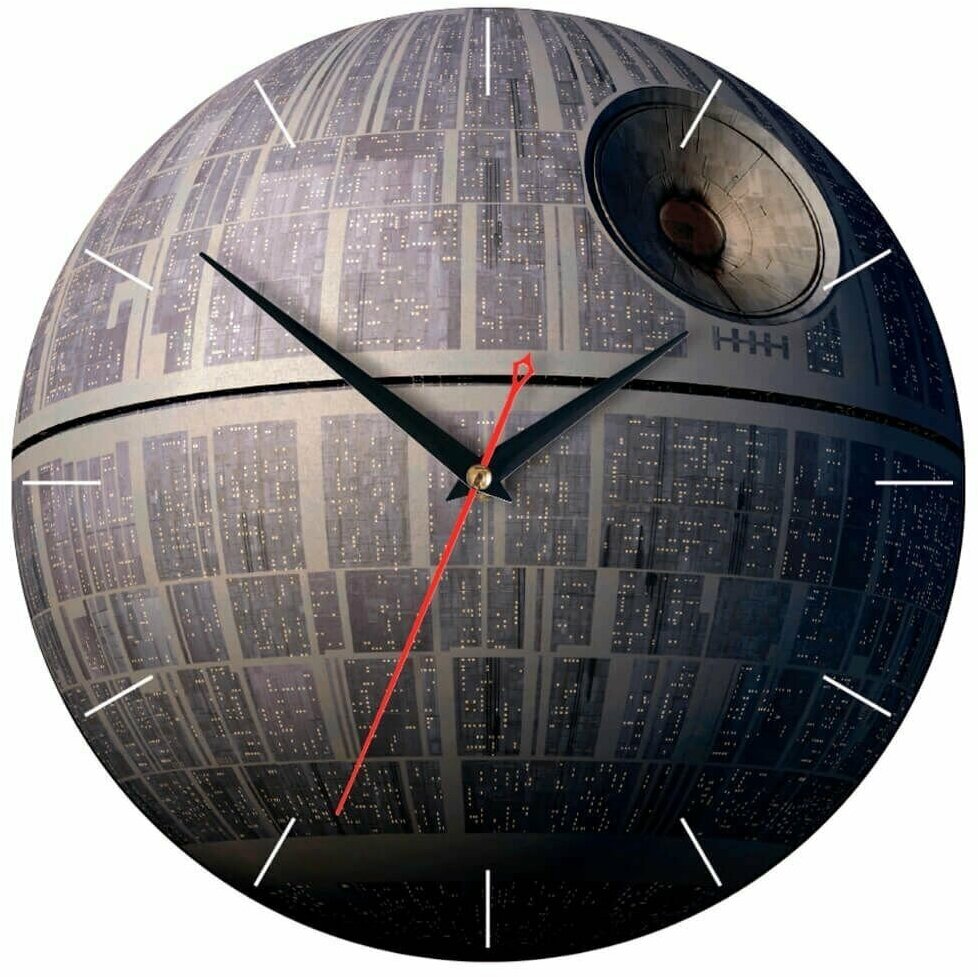 Настенные часы Звезда Смерти