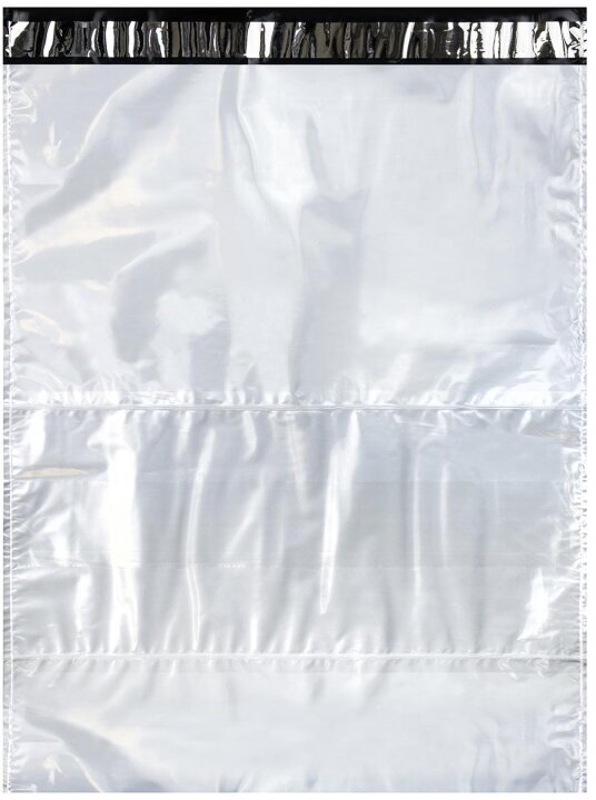 Курьер-пакет, без печати, с карманом,300x400+40, 50 мкм(50шт/уп) 1744664