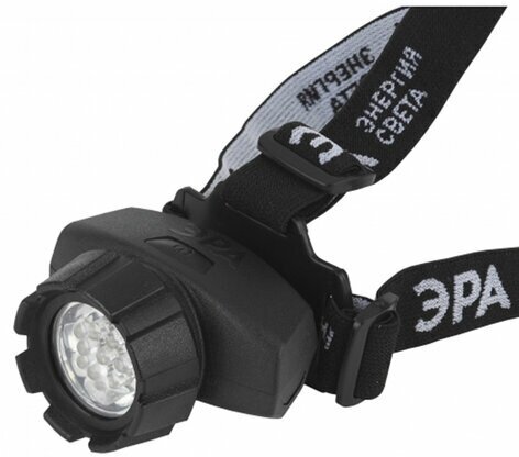 2 шт. Фонарь налобный ЭРА 7xLED, 4 режима, сенсорная кнопка, питание 3хААА (не в комплекте), GB-602, Б0031382