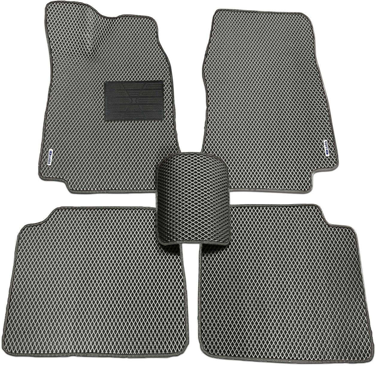 Автомобильные коврики ЭВА (EVA) для LADA ВАЗ (2101-2107) + подпятник + 2 логотипа