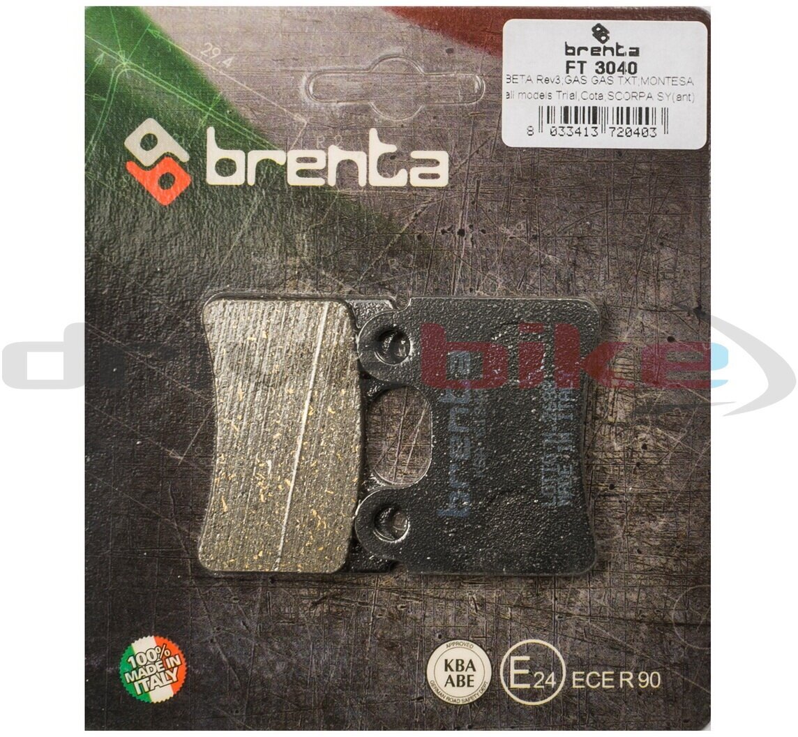 BRENTA Тормозные колодки FT 3040 Organic
