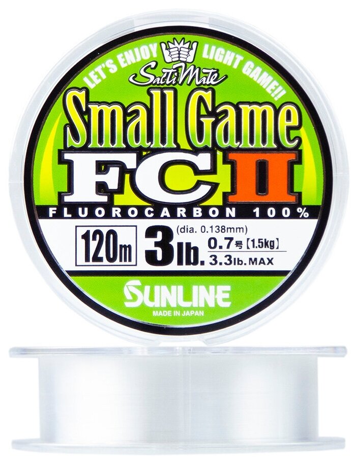 Sunline Флюорокарбон Sunline Small Game FC II 120m #0.9 4lb