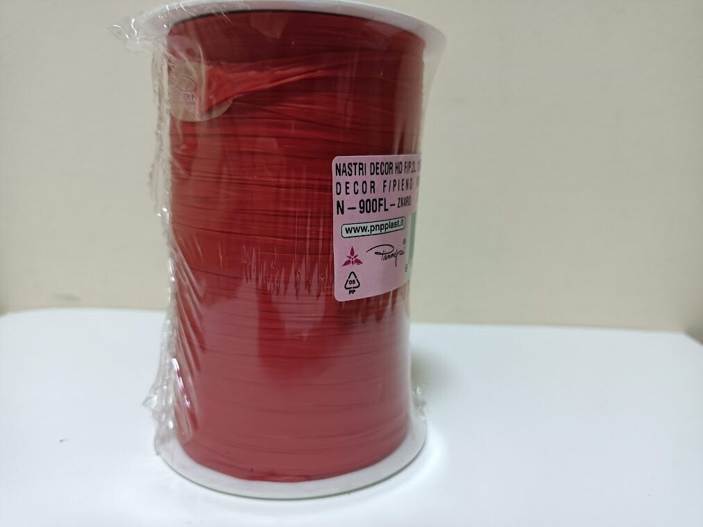 Пленка однотонная матовая красная 12,5*100м