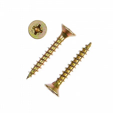 Саморез 2,5х20 жёлтый цинк 1000шт