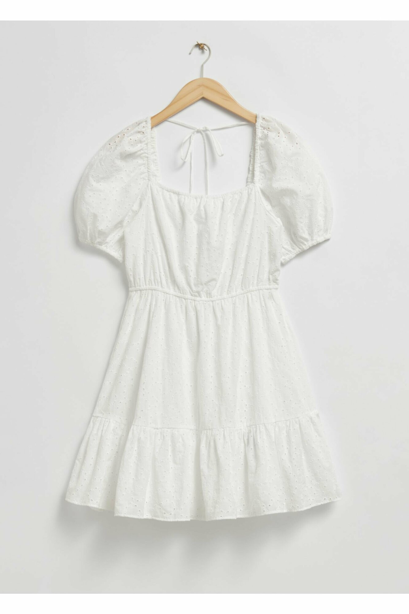 Платье Объемное мини-платье Broderie Anglaise