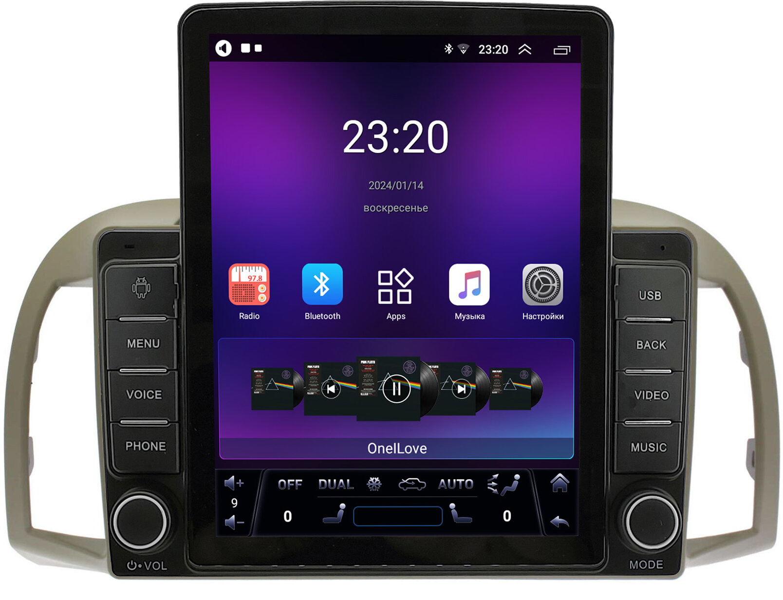 Штатная магнитола Nissan March (K12), Micra (K12) 2002-2010 Canbox GTR095-9-1354 на Android 10 (QLed, 4/64, DSP, CarPlay)