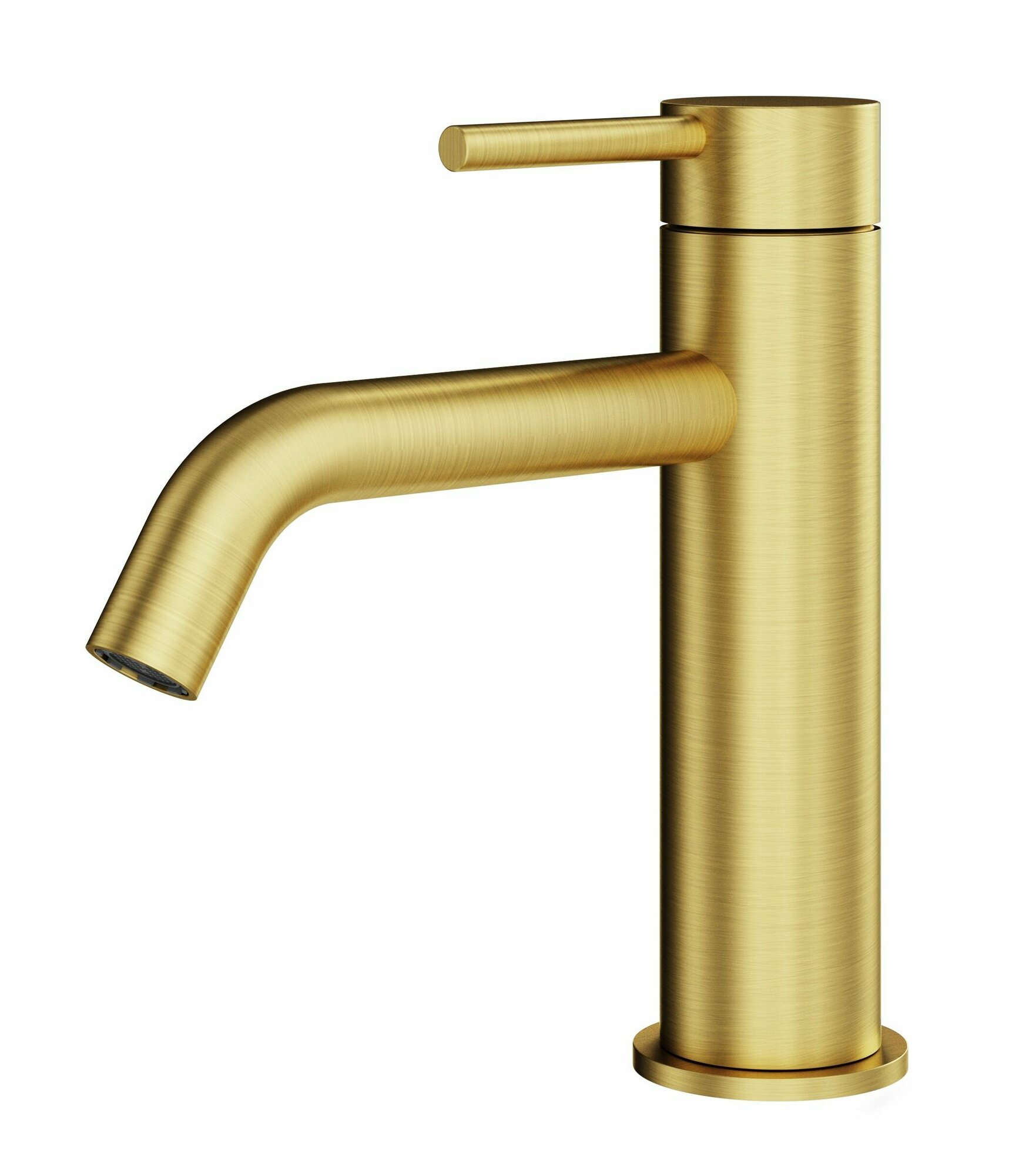 Смеситель для раковины Plumberia Selection IXO XO0053OB, Золото брашированное