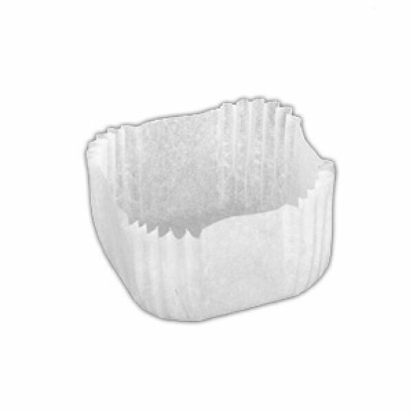 Капсула бумажная белая квадрат ICA / для выпечки и запекания в духовке / Формочка кулинарная / Бумажная капсула для упаковки и приготовления пирожных десертов маффинов кексов / Товары для кондитеров