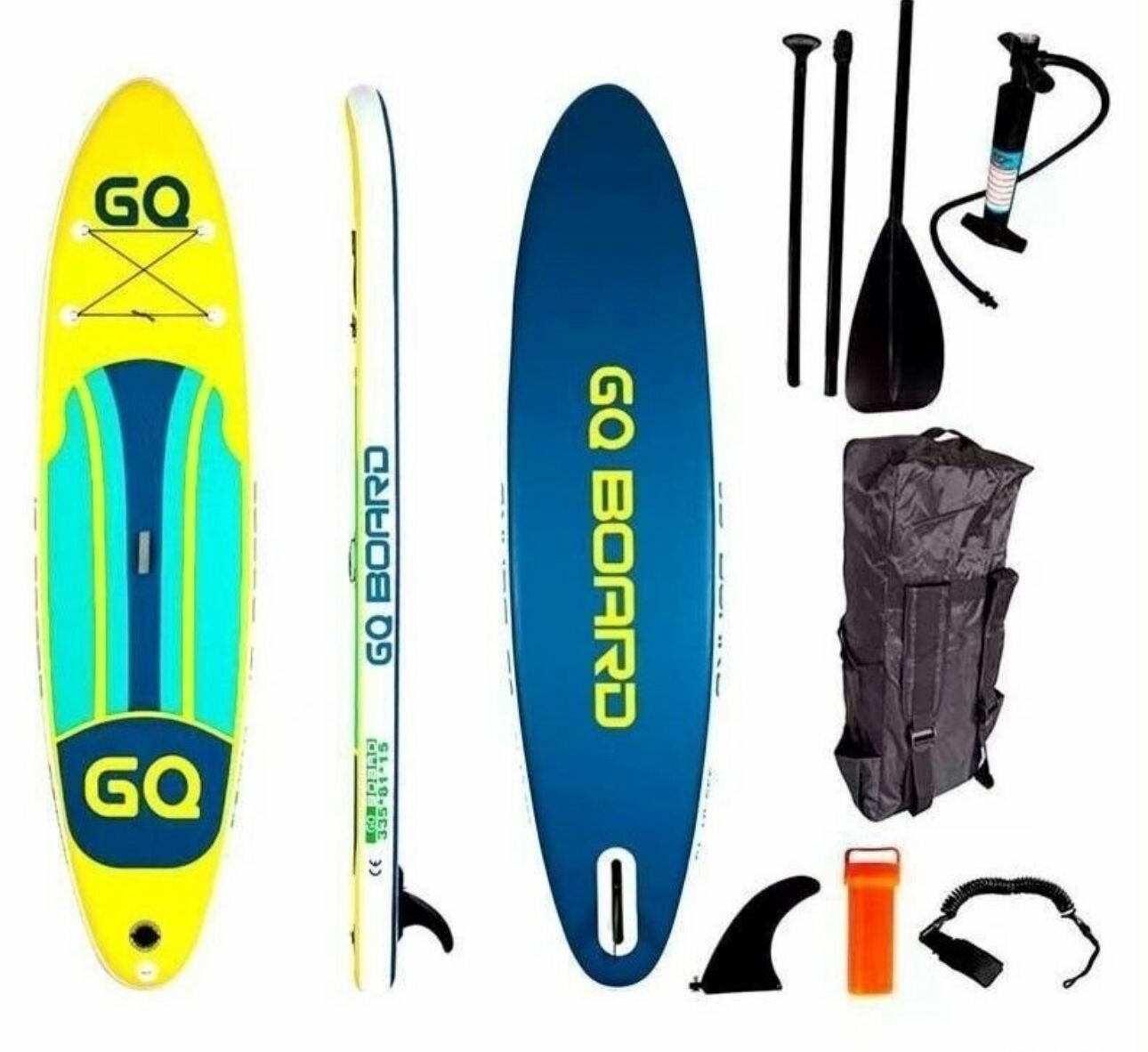 Sup Board GQ 335 Желтый Полный комплект